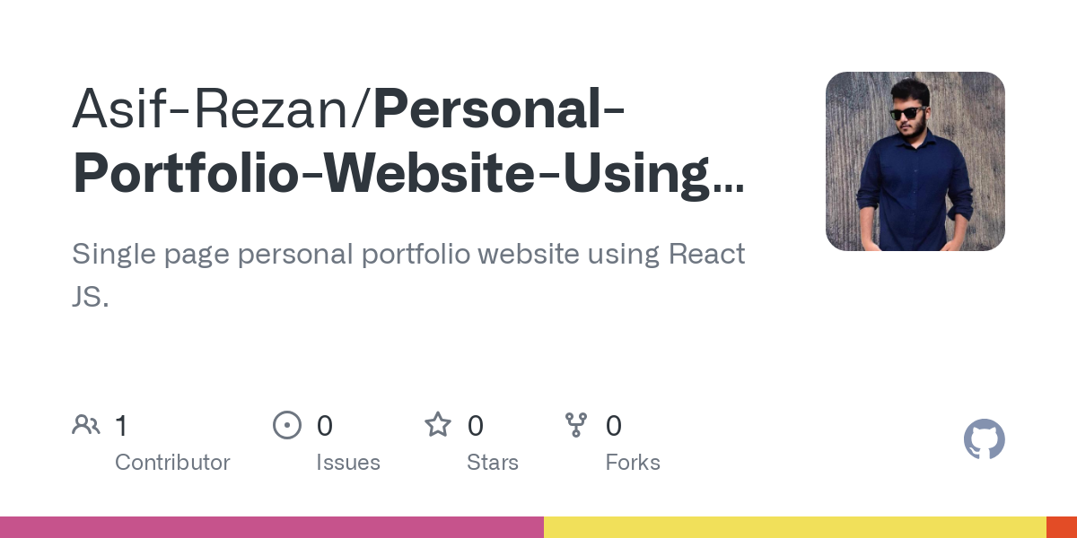 Building A Personal Portfolio Website With React – peerdh.com