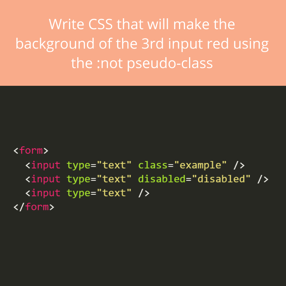 Understanding The :not() Pseudo-class In Css – peerdh.com
