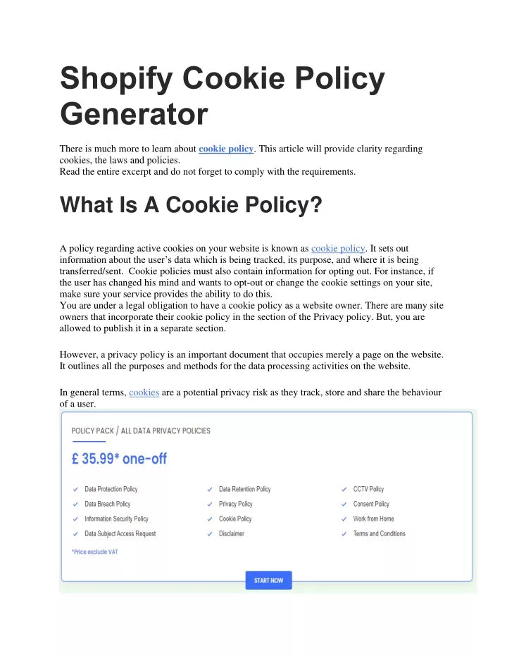 Understanding Shopify's Cookie Policy Update And Its Implications – peerdh.com