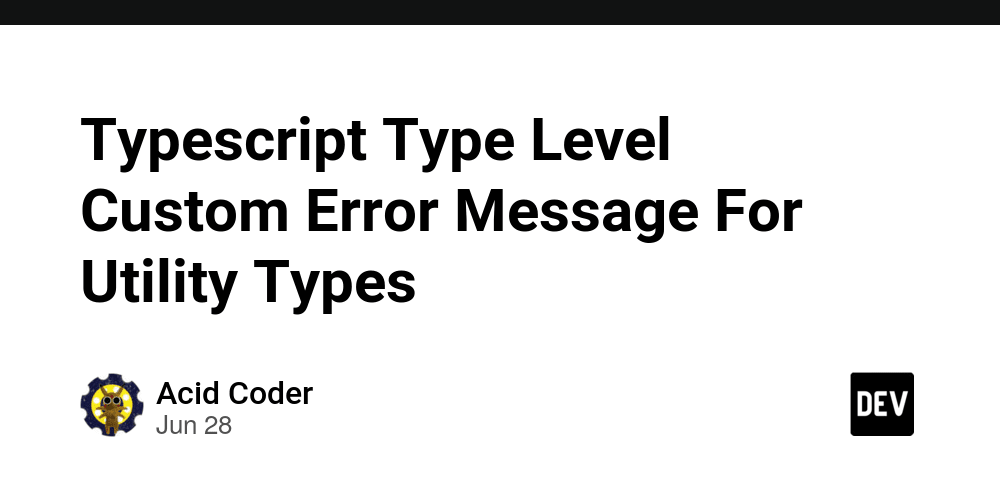 Creating Custom Error Types In Typescript For Better Debugging – peerdh.com