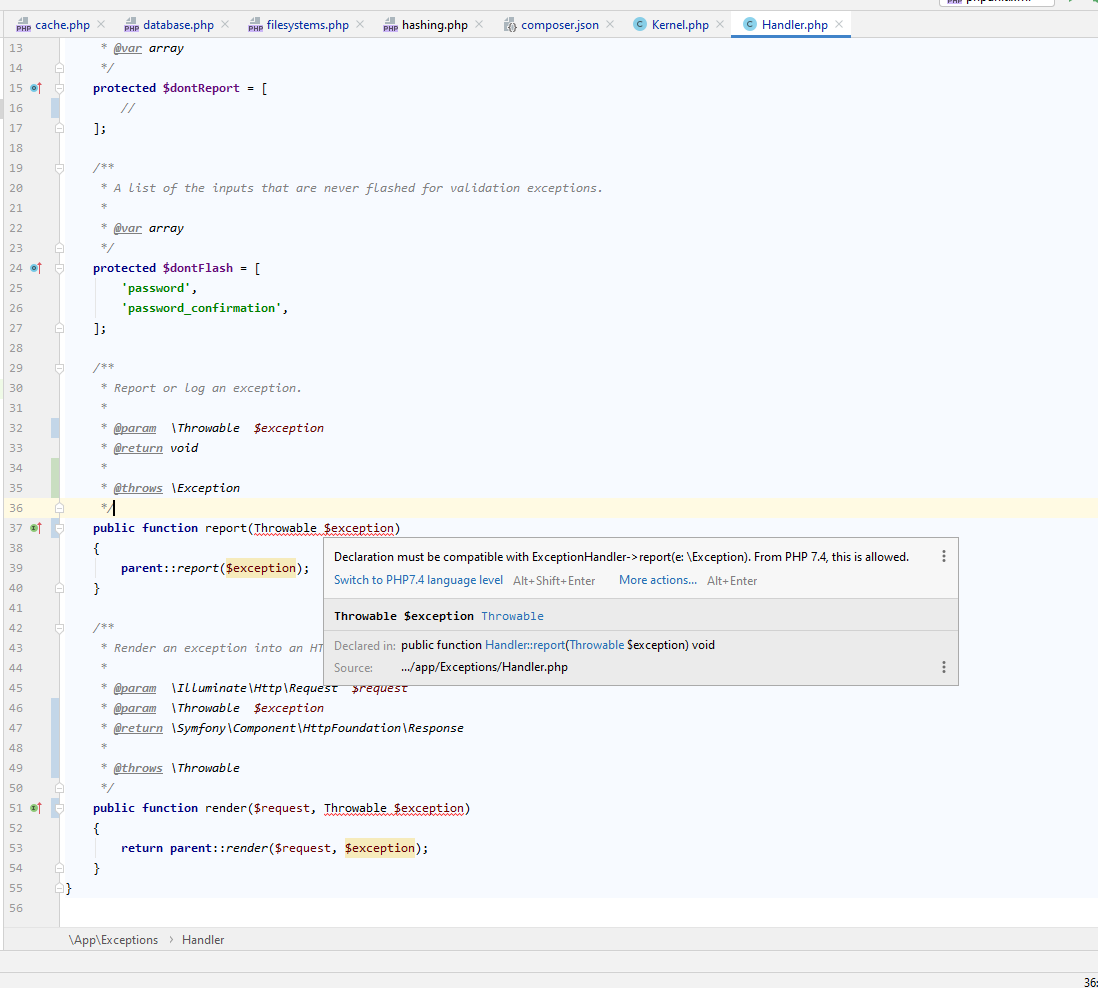 Understanding The Exceptionhandler In Laravel – peerdh.com