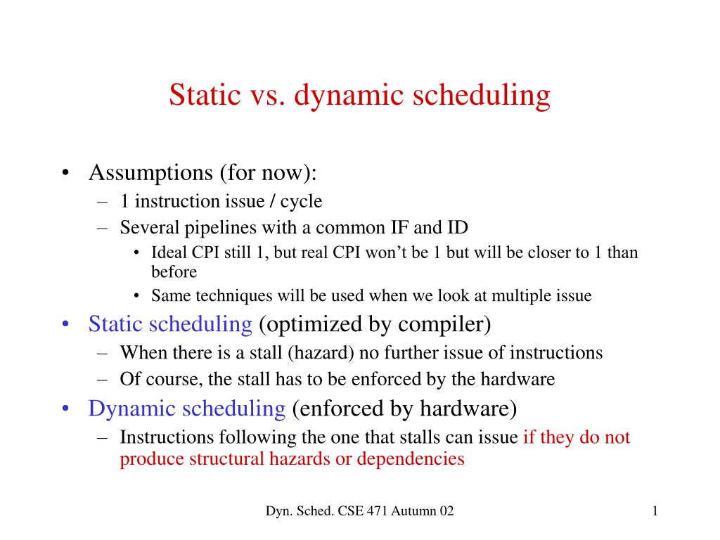 Comparative Analysis Of Static Vs Dynamic Priority Scheduling Algorith – peerdh.com
