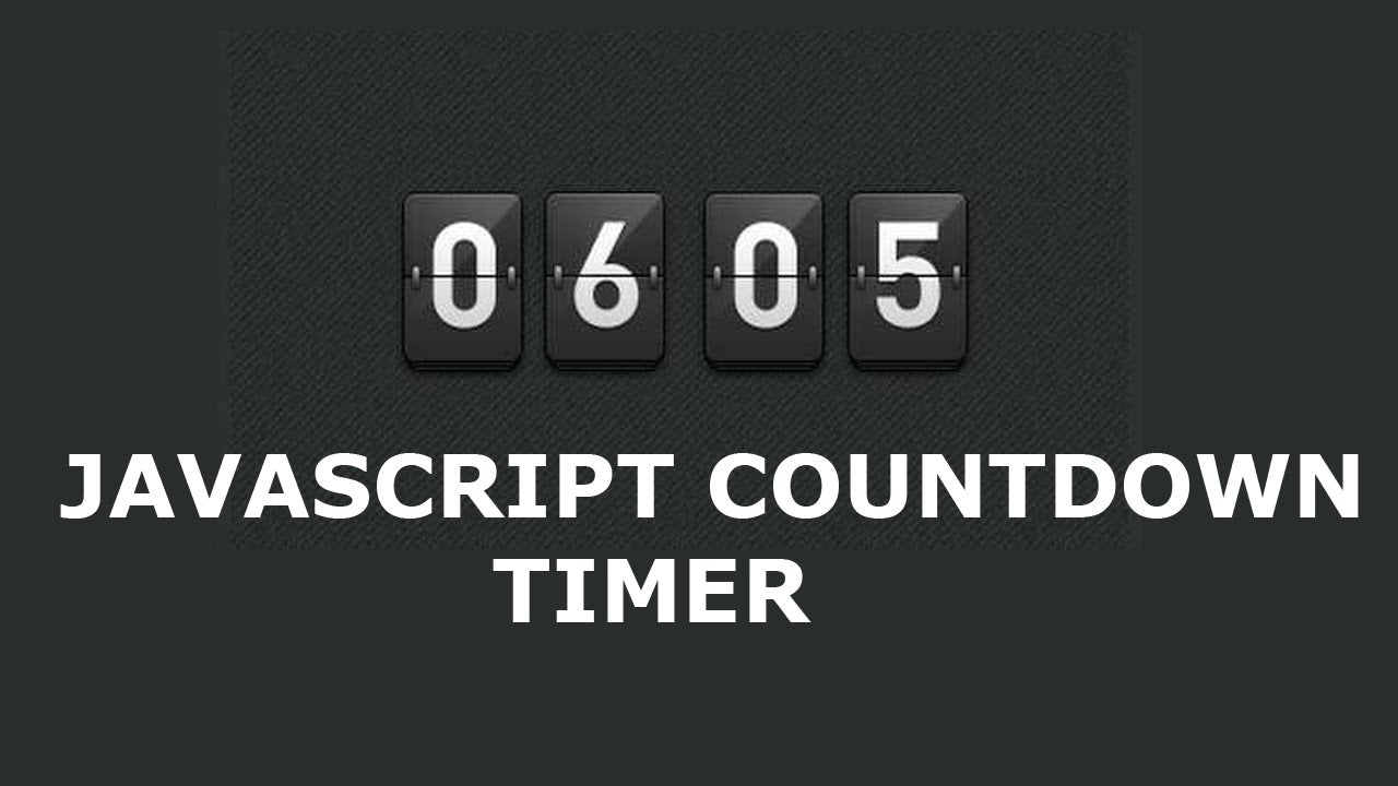 Implementing A Countdown Timer Using Settimeout And Setinterval In Jav ...