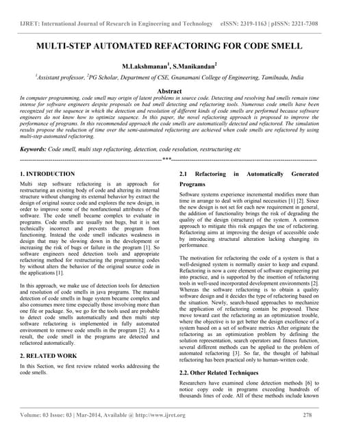Code Refactoring Techniques – peerdh.com