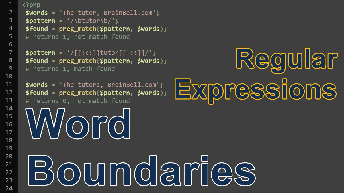 Understanding Php Regex Boundaries – peerdh.com