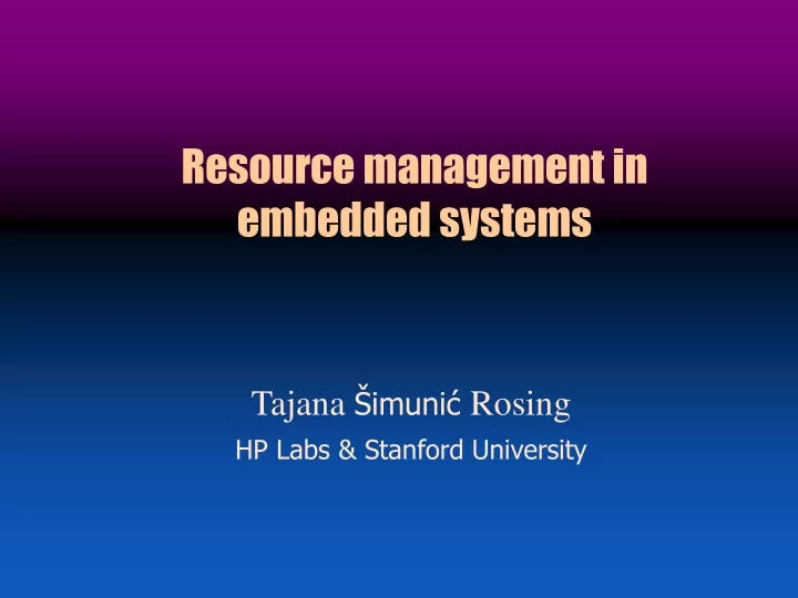 Effective Resource Management In Embedded Systems – peerdh.com