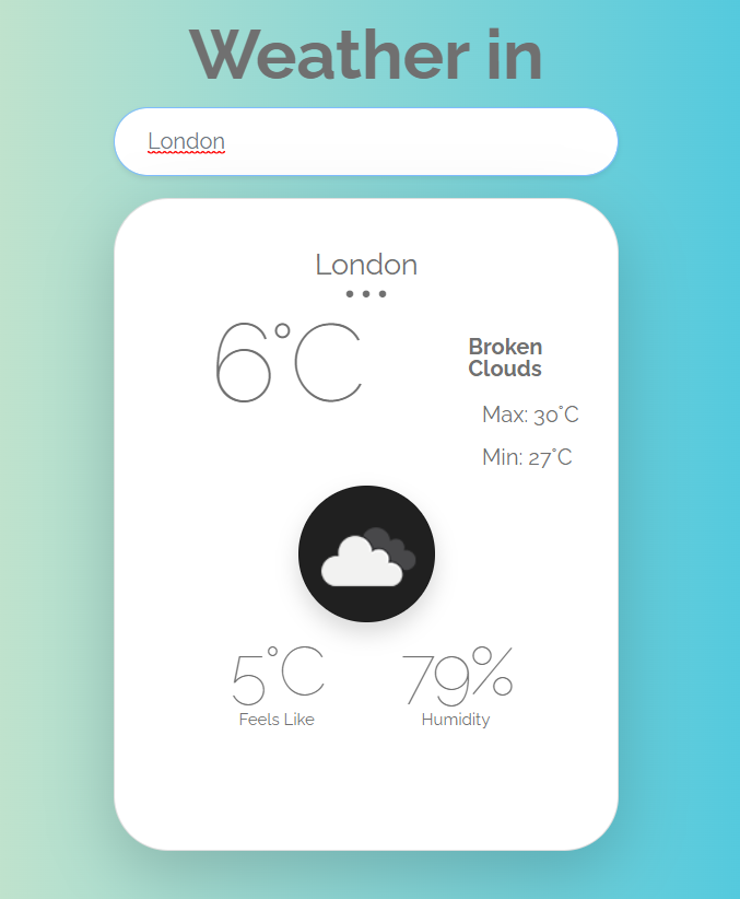 Building A Simple Weather App With React – peerdh.com