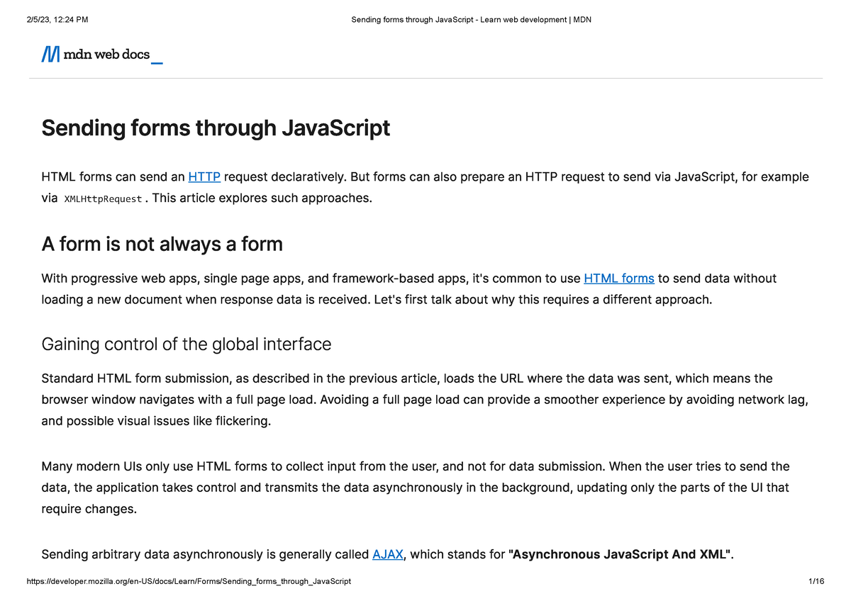 Sending Forms Through Javascript – peerdh.com