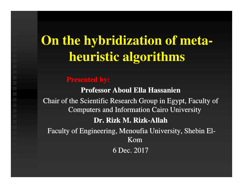 Hybrid Algorithms For Resource Allocation In Cloud Computing – peerdh.com