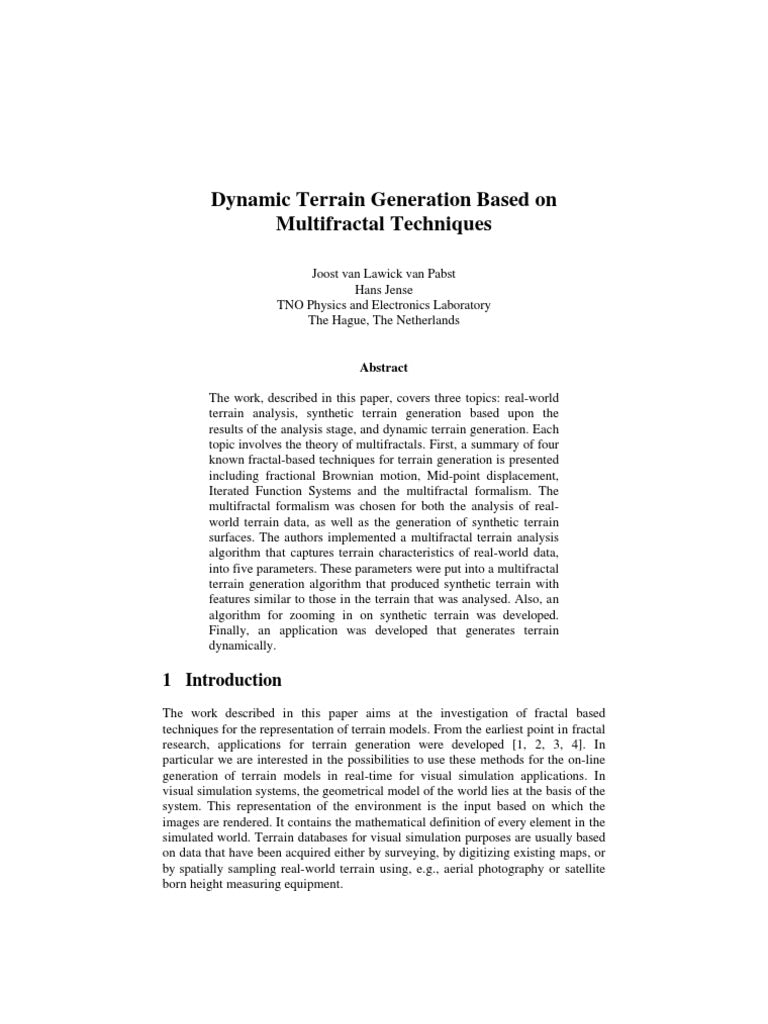 Dynamic Terrain Deformation Algorithms For Real-time Environments – peerdh.com