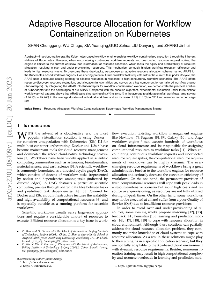 Implementing Adaptive Resource Allocation Algorithms In Real Time Syst