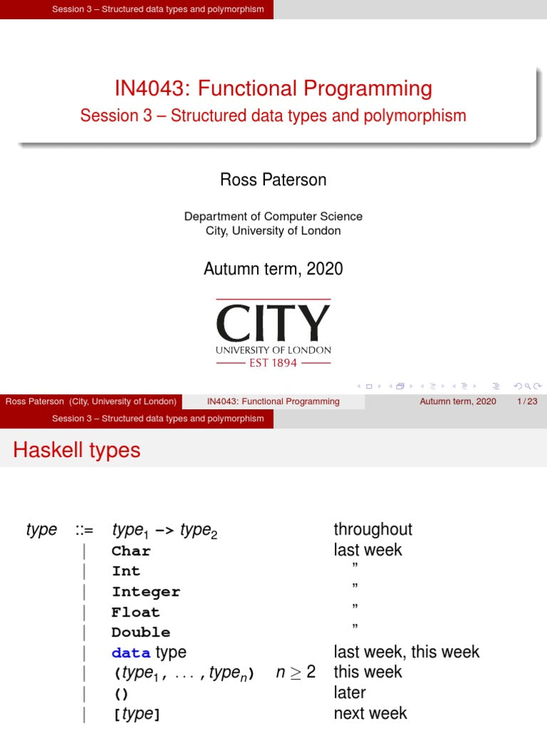 Designing A Type System For Mathematical Expressions In Functional Pro – peerdh.com