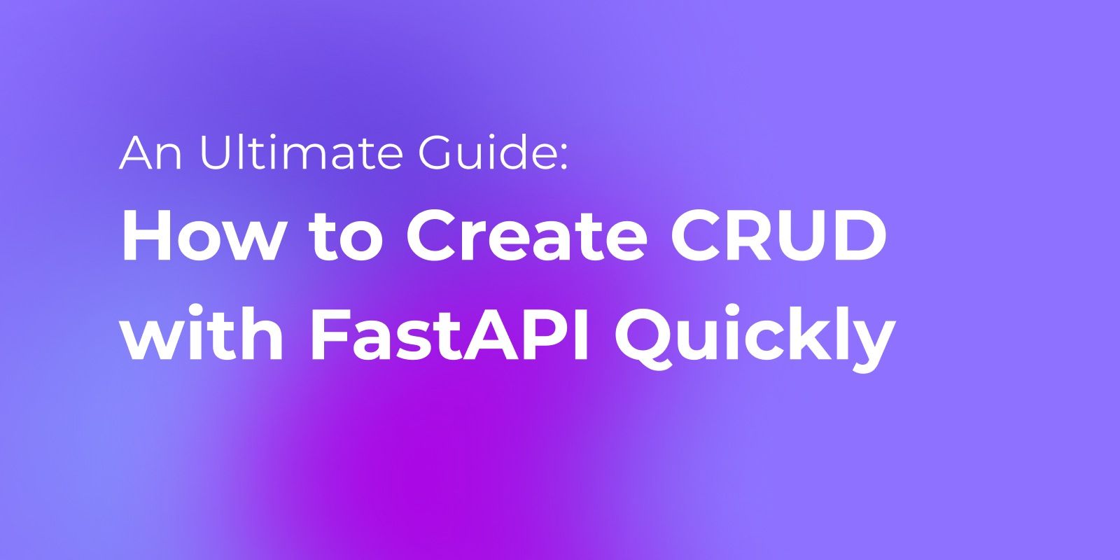 Building A Simple Crud Application Using Fastapi – peerdh.com