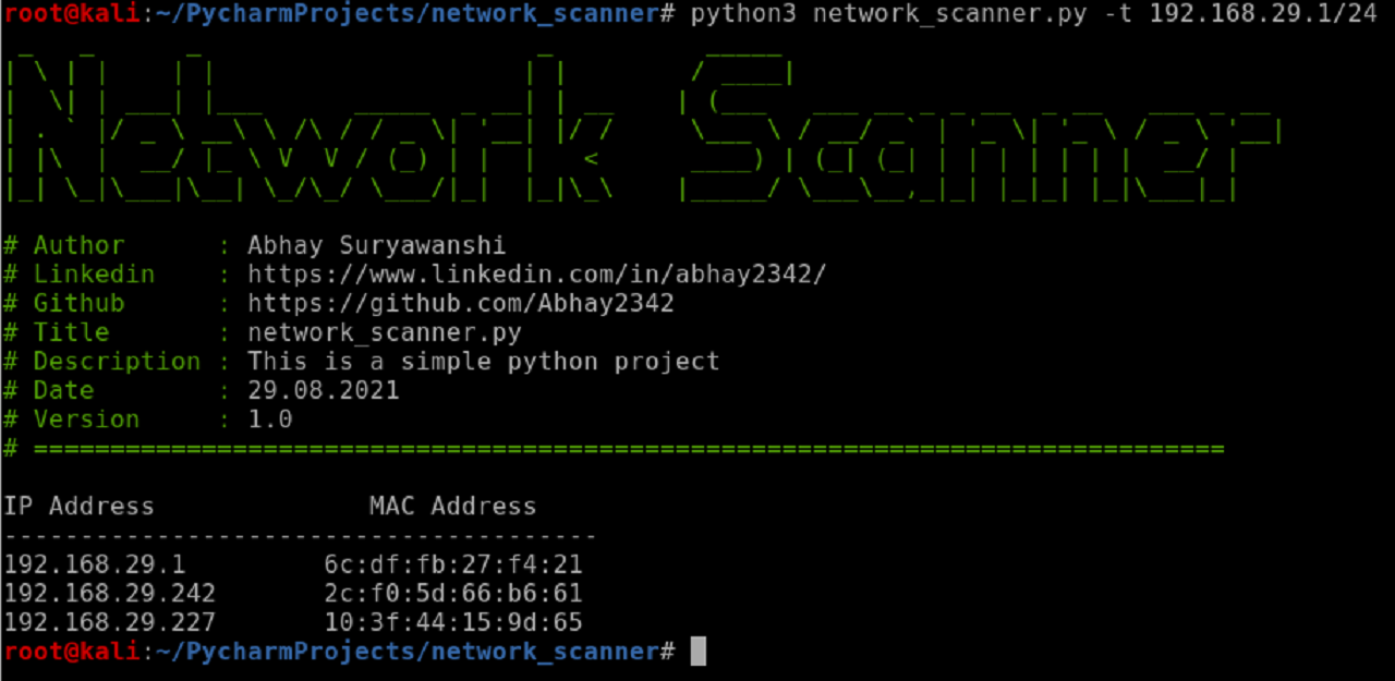 Building A Simple Network Scanner With Python Using Asynchronous Progr – peerdh.com