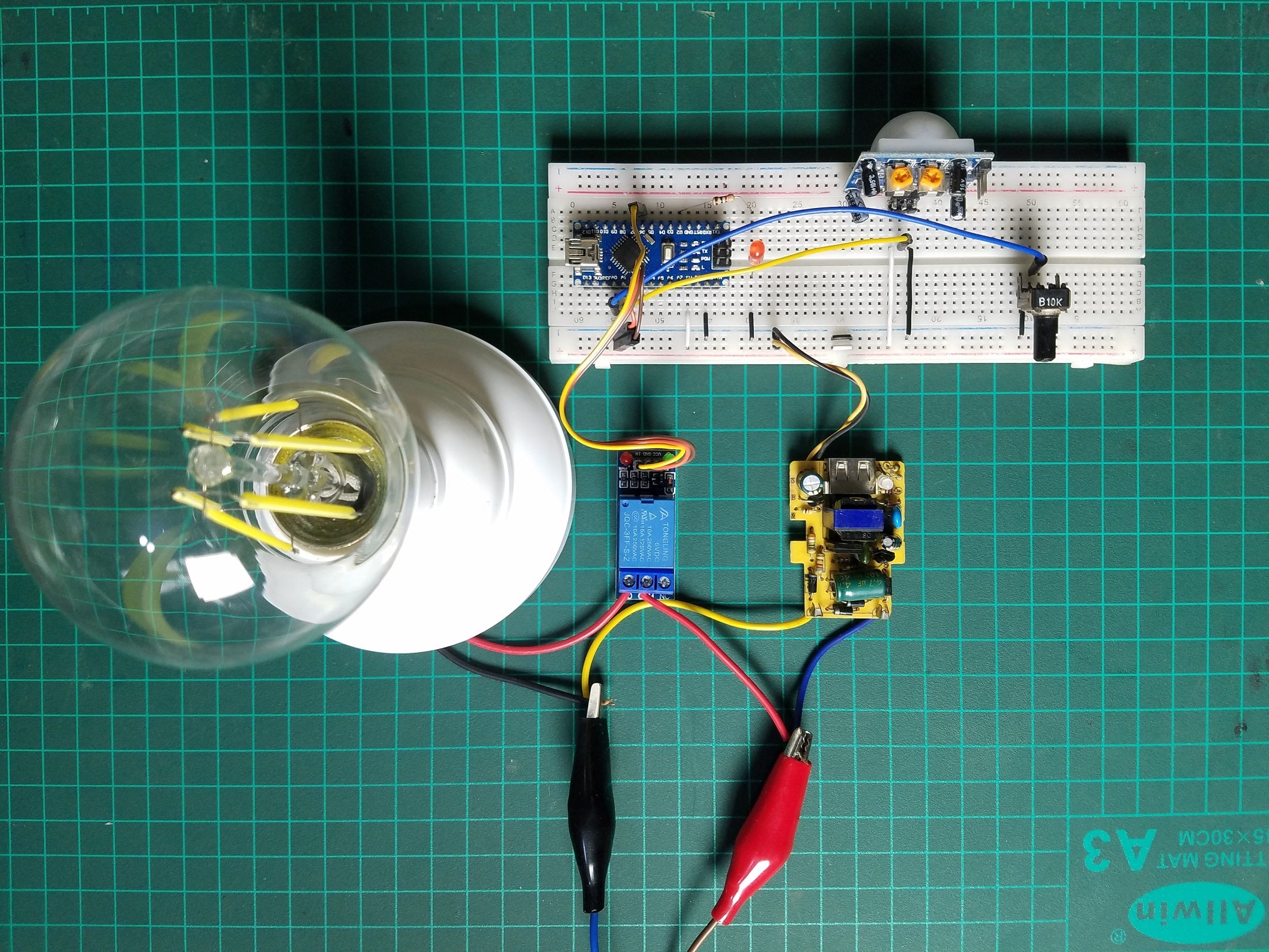 Diy Motion Sensor Light Circuit Using Arduino – peerdh.com