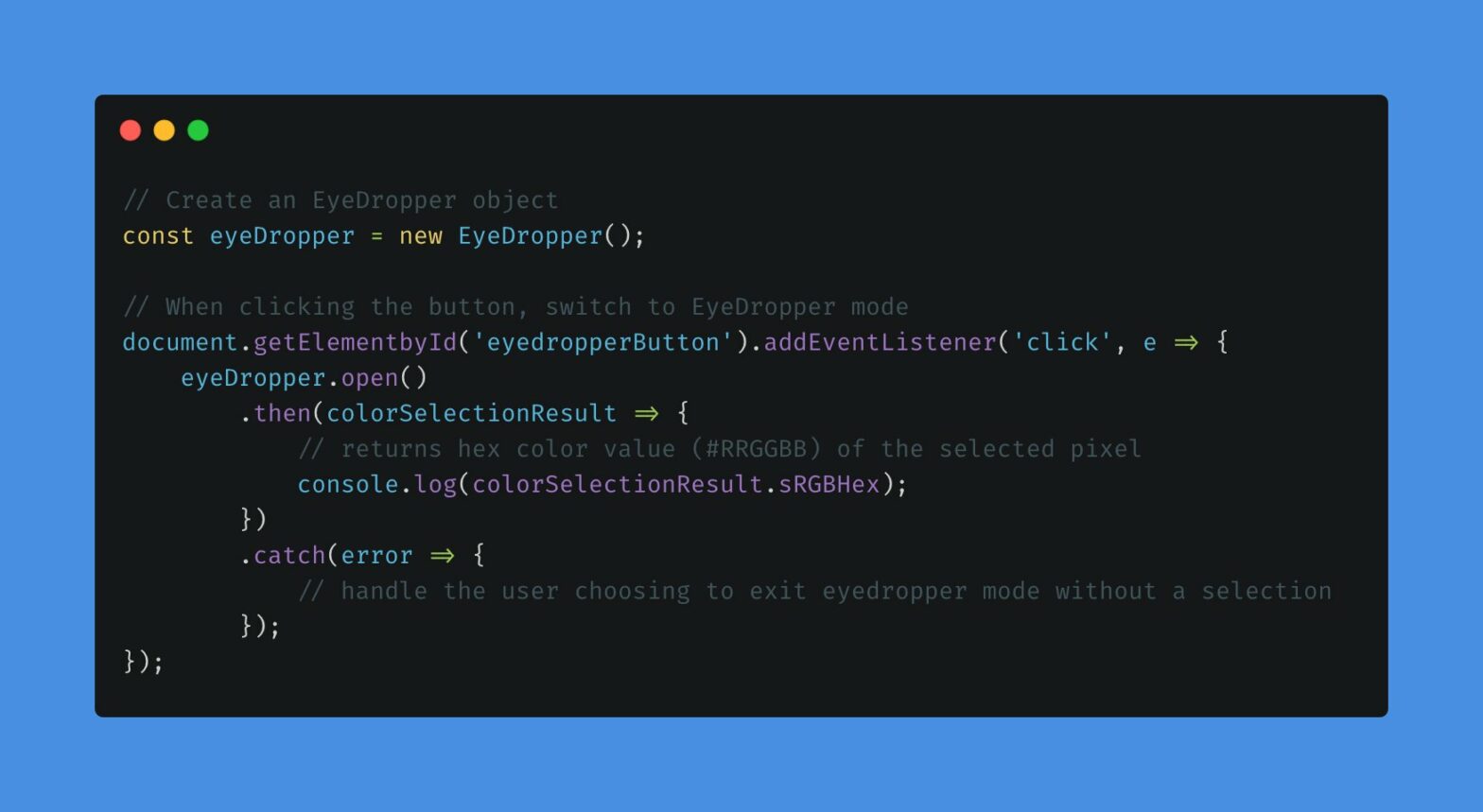 Understanding The Eyedropper Api: A Guide For Developers – peerdh.com
