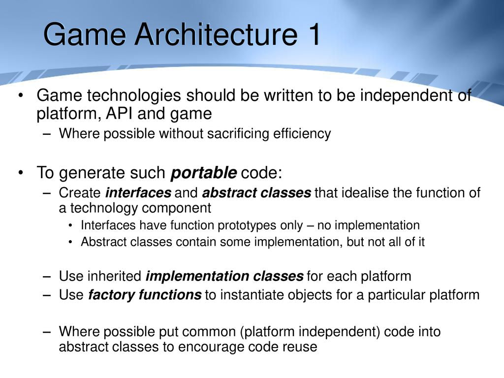 Understanding Game Architecture: Structuring Your Game For Success – peerdh.com