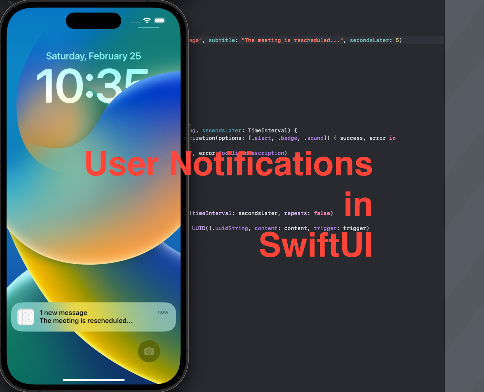 Building A Swiftui App For Local Event Notifications – peerdh.com