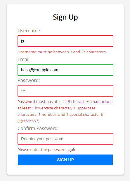 Implementing Form Validation In Javascript A Practical Guide