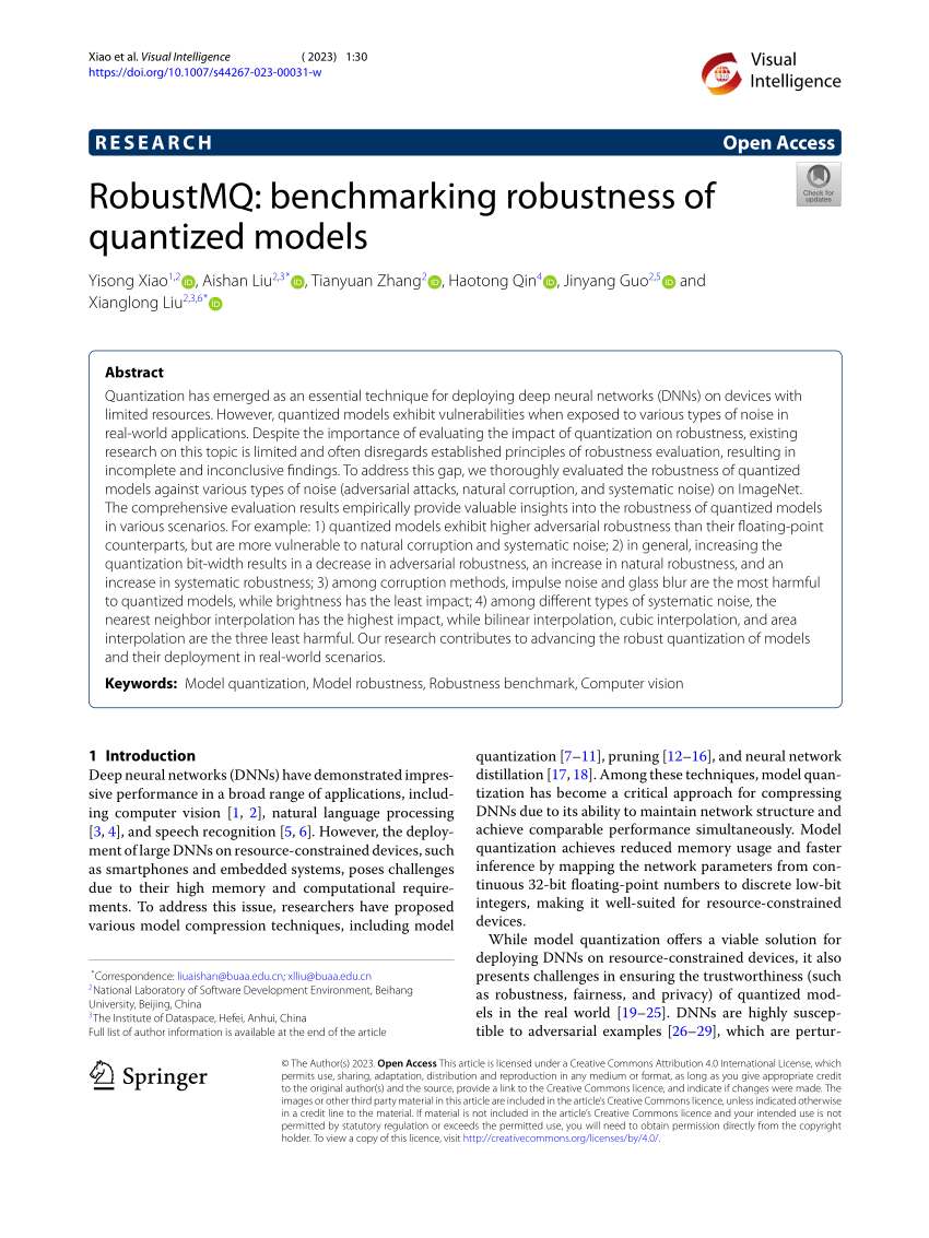 Benchmarking Inference Speed And Accuracy Of Quantized Models In Mobil – peerdh.com