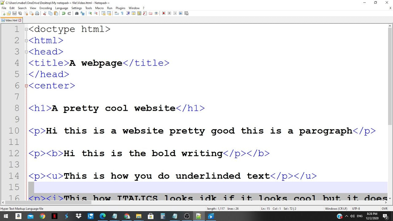 How To Make A Website Using Html And Css In Notepad – peerdh.com