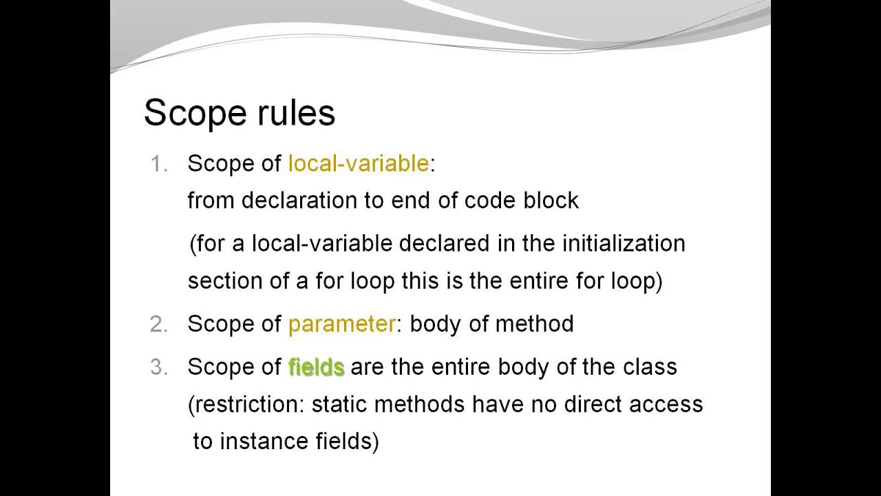 Understanding Variable Scopes In Java And Javascript – peerdh.com