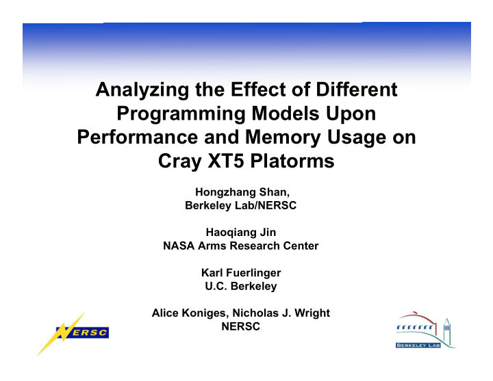 The Impact Of Programming Models On Performance – peerdh.com