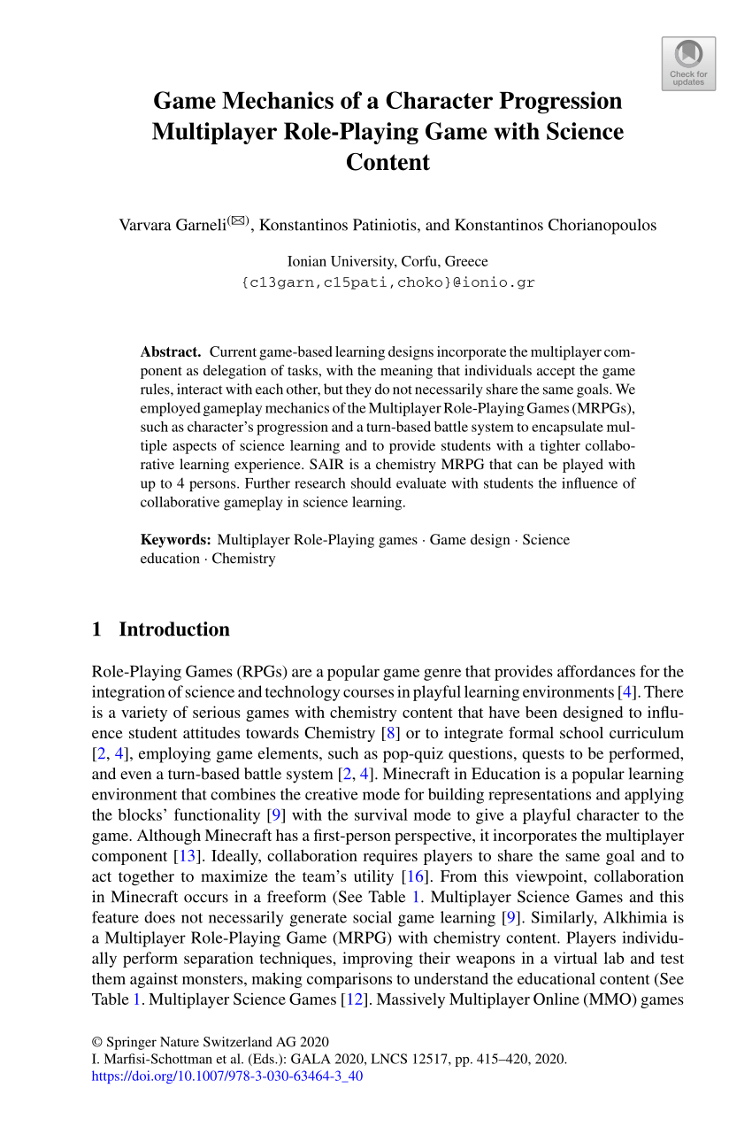 Character Progression Mechanics In Game Scripting – peerdh.com