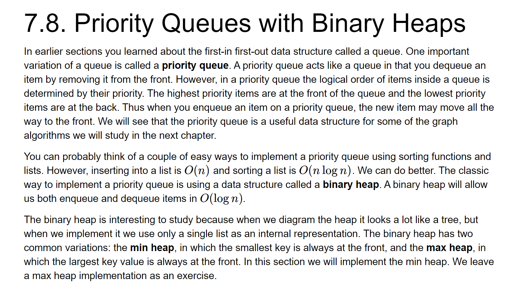 Implementing A Priority Queue Using Binary Heaps For Task Scheduling 2270
