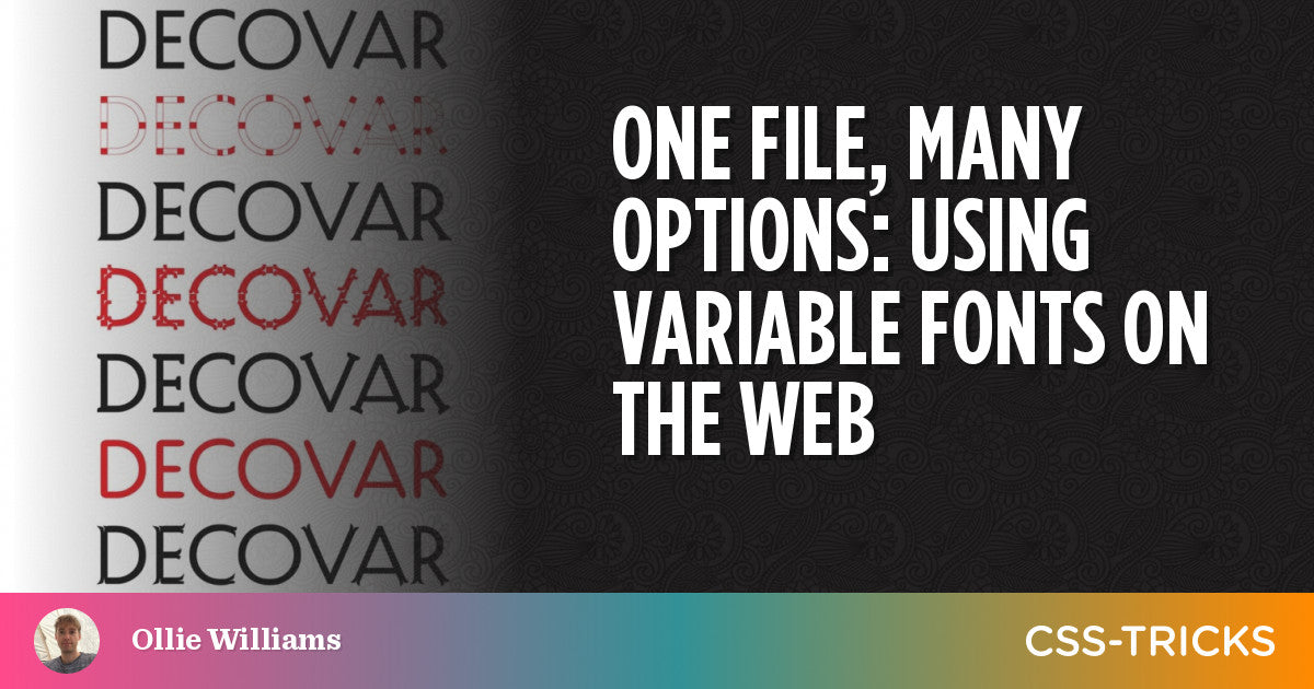 Integrating Variable Fonts With Css For Improved Performance In Mobile – peerdh.com