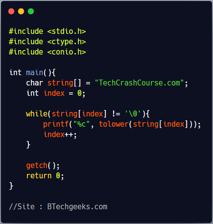 Understanding The Tolower Function In C Programming – peerdh.com