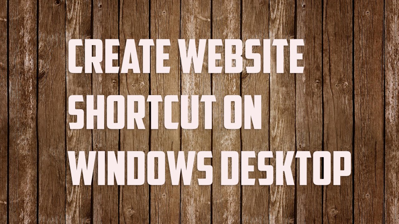 How To Make A Website Desktop Shortcut – peerdh.com