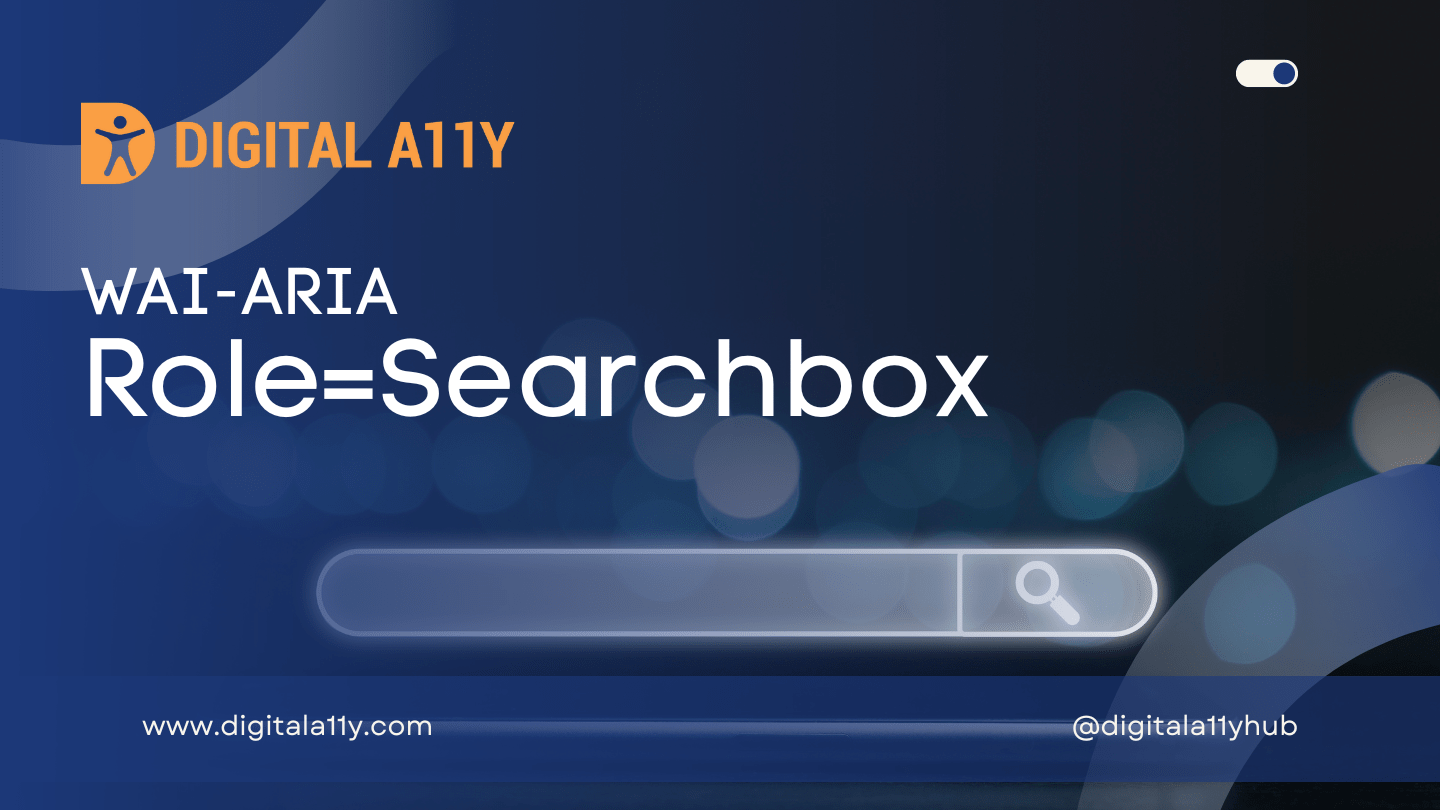 Understanding The Aria Searchbox Role – peerdh.com