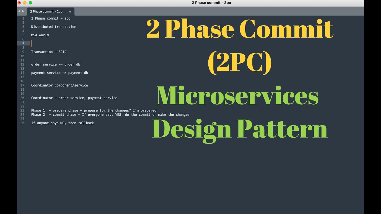 Implementing Two-phase Commit In Microservices – peerdh.com