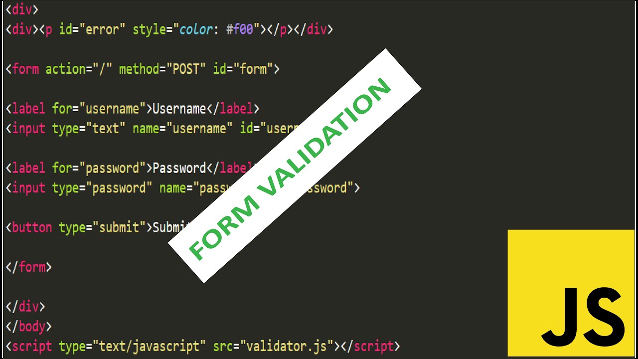 Building A Custom Validation Library In Javascript – peerdh.com