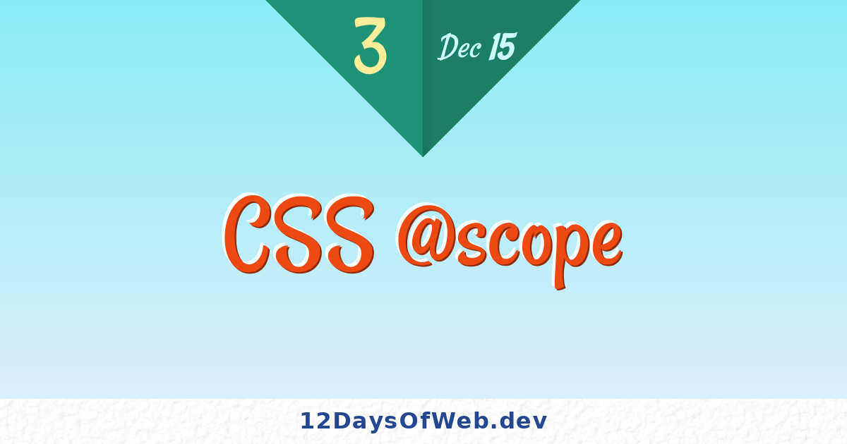 Understanding The Css @scope Rule – peerdh.com
