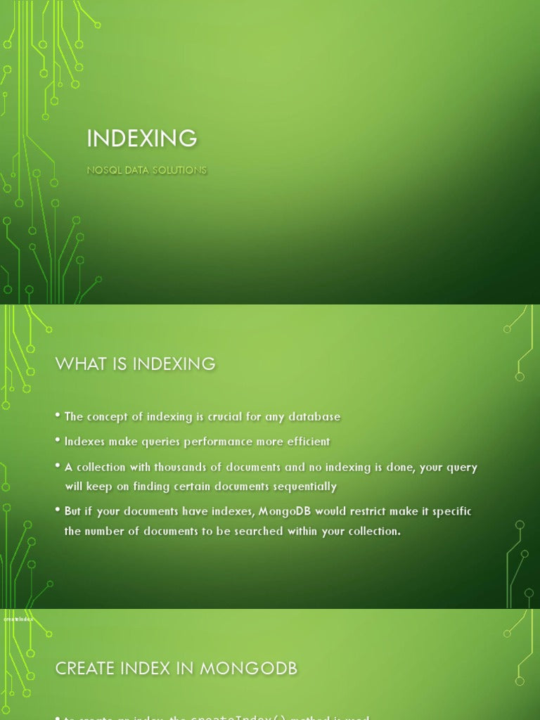 Comparative Analysis Of Indexing Techniques In Nosql Databases – peerdh.com