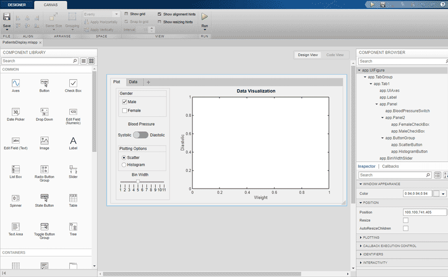Implementing Custom Callbacks For Interactive Matlab App Designer Comp ...