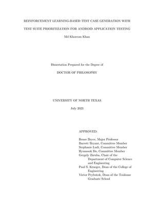 Implementing Reinforcement Learning For Dynamic Test Case Selection Ba ...