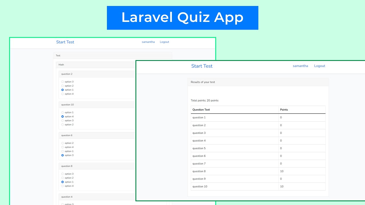 Building A Custom Quiz Feature In Laravel For Elearning Platforms ...