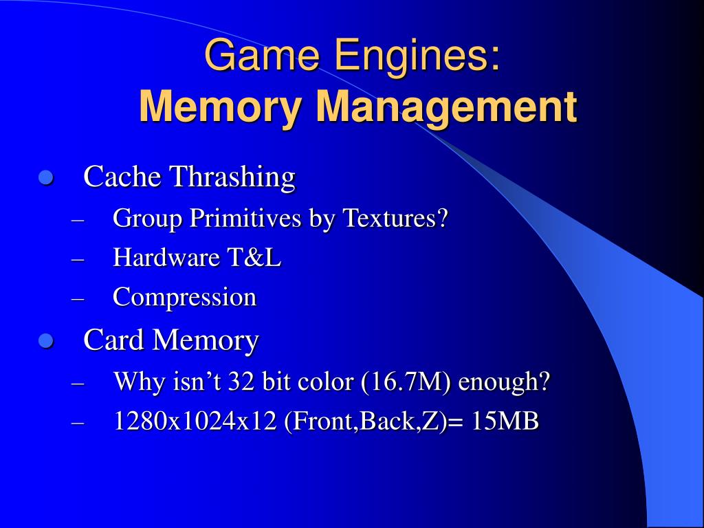 Memory Management Techniques For Real-time Game Engines – peerdh.com